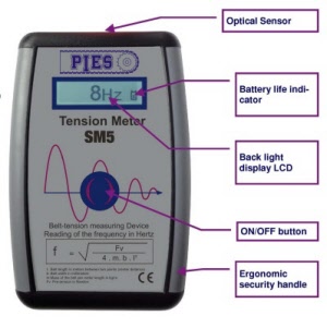 SM5 SM5-F Universal Belt Tension Meter